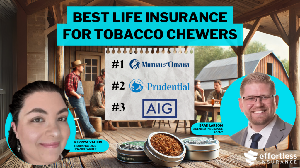 Best Life Insurance for Tobacco Chewers in 2026 (Top 10 Companies ...